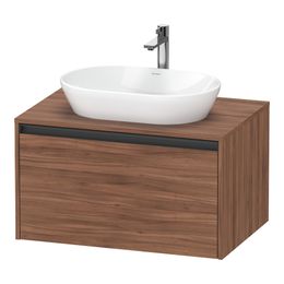 Duravit Waschtischunterschrank Ketho.2 80x55cm, N N, Pl m 1 Ausschn, wandh&auml;ngend (K24885079790000)