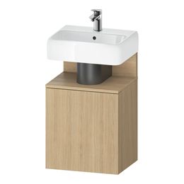 Duravit Waschtischunterschrank Qatego 44x35x64,5cm, 1 T., T. li, Eiche Natur (QA4076L30300000)