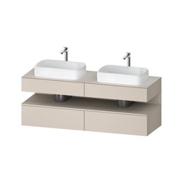 Duravit Waschtischunterschrank Qatego 160x55x60cm, T m/ta m, Pl, Beck. beids. (QA4779083910000)