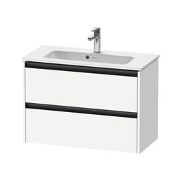 Duravit Waschtischunterschrank Ketho.2 Compact 81x39cm, we. ma, 2 Schub., wandh&auml;ngend (K25256018180000)
