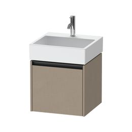 Duravit Waschtischunterschrank Ketho.2 48,4x46cm, leinen, 1 Auszug, wandh&auml;ngend (K25074075750000)