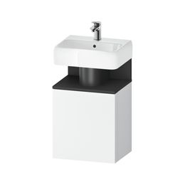 Duravit Waschtischunterschrank Qatego 44x35x64,5cm, 1 T, T l, graph matt/we ma (QA4076L49180000)