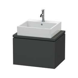 Duravit Waschtischunterschrank Compact L-Cube 62x47,7cm, graph ma, f Konsole, 1 Auszug (LC580004949)