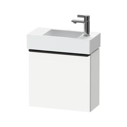 Duravit Waschtischunterschrank D-Neo 48,4x22,2x44cm, 1 T&uuml;r, An L, sw/w ma (DE4219LBD180000)