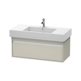 Duravit Waschtischunterschrank Ketho 100x45,5cm, Taupe, 1 Auszug, wandh&auml;ngend (KT669109191)