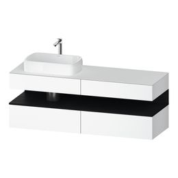Duravit Waschtischunterschrank Qatego 160x55x60cm, E sw/we m, Pl, Beck. li (QA4777016180000)