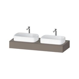 Duravit Konsole Qatego 140x55x17cm, ba m, 2 A., Beck. beids. (QA4805043430000)