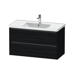 Duravit Waschtischunterschrank Ketho.2 98,4x45,5cm, Ei sw, 2 Schub., wandh&auml;ngend (K25284016160000)