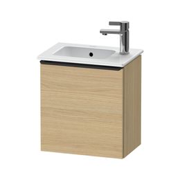 Duravit Waschtischunterschrank D-Neo 41x27,4x44cm, 1 T, An L, sw/Ei Nat (DE4259LBD300000)