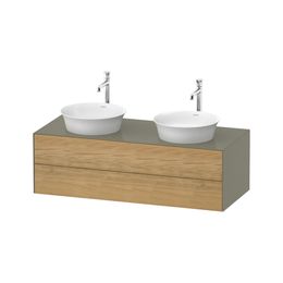 Duravit Waschtischunterschrank White Tulip 130x55cm, 2 La, E Nat StG g, k Ein/m Be (WT4988BH5H20010)