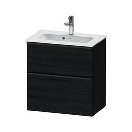 Duravit Waschtischunterschrank D-Neo Compact 61x37,2, sw/Ei s, 1 Kast, 1 Ausz., wandh&auml;ngend (DE43680BD160000)