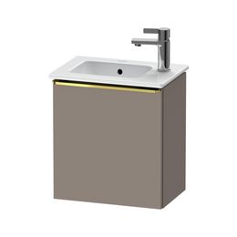 Duravit Waschtischunterschrank D-Neo 41x27,4x44cm, 1 T, An R, g pol/Basalt ma (DE4259R34430000)
