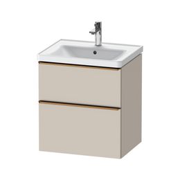 Duravit Waschtischunterschrank D-Neo 58,4x45,2x62,5cm, 1 Kast, b geb/Taupe ma (DE4359004910000)