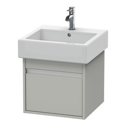 Duravit Waschtischunterschrank Ketho 45x44cm, betongr ma, 1 Ausz., wandh&auml;ngend (KT668500707)
