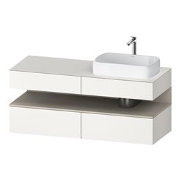 Duravit Waschtischunterschrank Qatego 140x55x60cm, T m/we m, Pl, Beck. re (QA4766083840000)