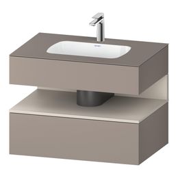 Duravit Einbauwaschtisch-M&ouml;bel-Set Qatego 80x55x60cm, T m/ba m, Kon-WTU, Nischenb (QA4785091430010)
