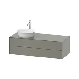 Duravit Waschtischunterschrank White Tulip 130x55cm, 2 La, 1 Pl, B l, st-g s-matt (WT4987L9292)