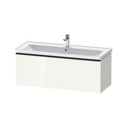 Duravit Waschtischunterschrank D-Neo 118,4x45,2x44cm, 1 A, wd, sw/w hgl (DE42910BD220000)