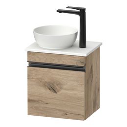 Duravit Konsolen-Waschtischunterschrank wandh&auml;ngend Sivida 40x44x32,5cm, T&uuml;r, Gr. sw, li, Ei Marm (SV4656LBD550000)