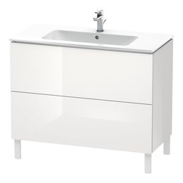 Duravit Waschtischunterschrank L-Cube 102x48,1cm, we. hgl, 2 Ausz&uuml;ge, stehend (LC662702222)