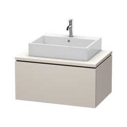 Duravit Waschtischunterschrank L-Cube 82x54,7cm, Tau ma, f&uuml;r Konsole, 1 Auszug (LC581209191)