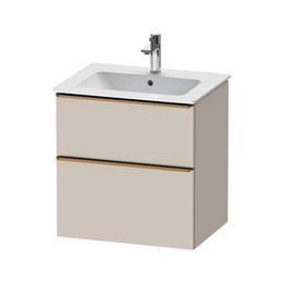Duravit Waschtischunterschrank D-Neo 61x46,2cm, b geb/Ta m, 1 Kast, 1 Ausz. (DE4361004910000)