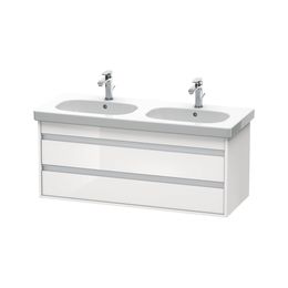 Duravit Waschtischunterschrank Ketho 115x45,5cm, we hgl, 2 Schubk., wandh&auml;ngend (KT664902222)