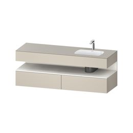 Duravit Einbauwaschtisch-M&ouml;bel-Set Qatego 160x50x60cm, Kon-WTU, B r, w m/ta matt (QA4796084830000)