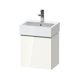 Duravit Waschtischunterschrank D-Neo 43,4x32,2x44cm, 1 T&uuml;r, An re, chr/we hgl (DE4217R10220000)