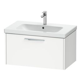 Duravit Waschtischunterschrank D-Code 78,4x40x46cm, 1 Ausz., we. ma, Gr. chrom (DC4667010180000)