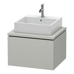 Duravit Waschtischunterschrank L-Cube 62x54,7cm, betongr ma, f Kons, 1 Auszug (LC581000707)