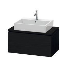 Duravit Waschtischunterschrank L-Cube 82x47,7cm, Ei sw, f&uuml;r Konsole, 1 Auszug (LC580201616)