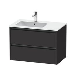 Duravit Waschtischunterschrank Ketho.2 81x48x54,9cm, f WT m B li, graph matt (K25267080800000)
