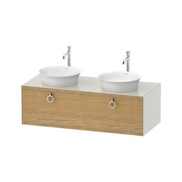Duravit Waschtischunterschrank White Tulip 130x55cm, 1 AZ m G, B bs, E N m/n w m (WT4983BH539)