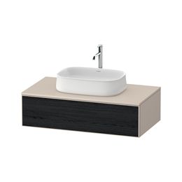 Duravit Waschtischunterschrank Zencha 100x55cm, 1 AZ, E schw/taup m, k Einr-Sy (ZE4811016830000)