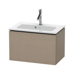 Duravit Waschtischunterschrank Compact L-Cube 62x39,1cm, leinen, 1 Auszug, wandh&auml;ngend (LC615607575)