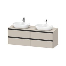 Duravit Waschtischunterschrank Ketho.2 160x55cm, B bs, Tau ma, 4 Schub., wandh&auml;ngend (K24899B91910000)