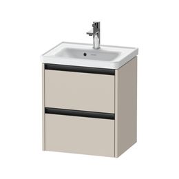 Duravit Waschtischunterschrank Ketho.2 48,4x37,5x54,9cm, 2 SBK, wandh&auml;ngend, Tau ma (K25280091910000)