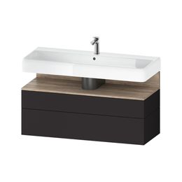 Duravit Waschtischunterschrank Qatego 119x47x59cm, E Ma/Gra m, 1 Kast, 1 Ausz. (QA4396055800000)