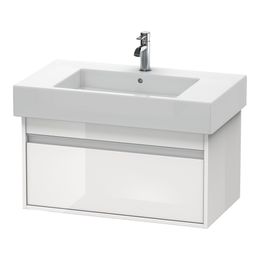 Duravit Waschtischunterschrank Ketho 80x45,5cm, we hgl, 1 Auszug, wandh&auml;ngend (KT669002222)