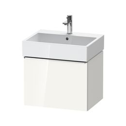 Duravit Waschtischunterschrank D-Neo 58,4x44,2cm, chr/we hgl, 1 Ausz., wandh&auml;ngend (DE4271010220000)