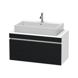 Duravit Waschtischunterschrank Com DuraStyle 100x47,8cm, Ei sw/we ma, f Kons, 1 Ausz. (DS530401618)