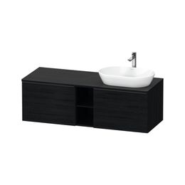 Duravit Waschtischunterschrank D-Neo 140x55cm, 2 A, 1 Pl, B R, sw/Ei sw (DE4950RBD160000)