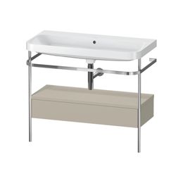 Duravit M&ouml;belwaschtisch-Kombi Happy D.2 Plus 97,5x49cm, o HL, T m, m Kons, 1 Lad (HP4843N6060)