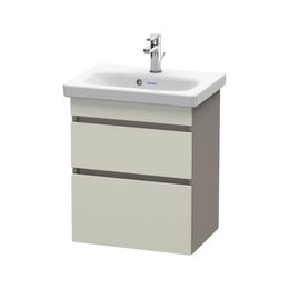 Duravit Waschtischunterschrank Com DuraStyle 50x36,8cm, tau/bas ma, 2 SchKa., wandh&auml;ngend (DS640309143)