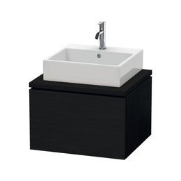 Duravit Waschtischunterschrank L-Cube 62x54,7cm, Ei sw, f&uuml;r Konsole, 1Auszug (LC581001616)