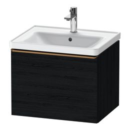 Duravit Waschtischunterschrank D-Neo 58,4x45,2x44cm, 1 A, wd, b geb/Eiche sw (DE4249004160000)
