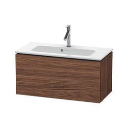 Duravit Waschtischunterschrank Compact L-Cube 82x39,1cm, Nussb dkl., 1 Ausz., wandh&auml;ngend (LC615702121)