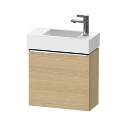 Duravit Waschtischunterschrank D-Neo 48,4x22,2x44cm, 1 T&uuml;r, An L, ch/Ei Nat (DE4219L10300000)