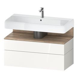 Duravit Waschtischunterschrank Qatego 99x47x59cm, E Ma/w g, 1 Kast, 1 Ausz. (QA4395055220000)